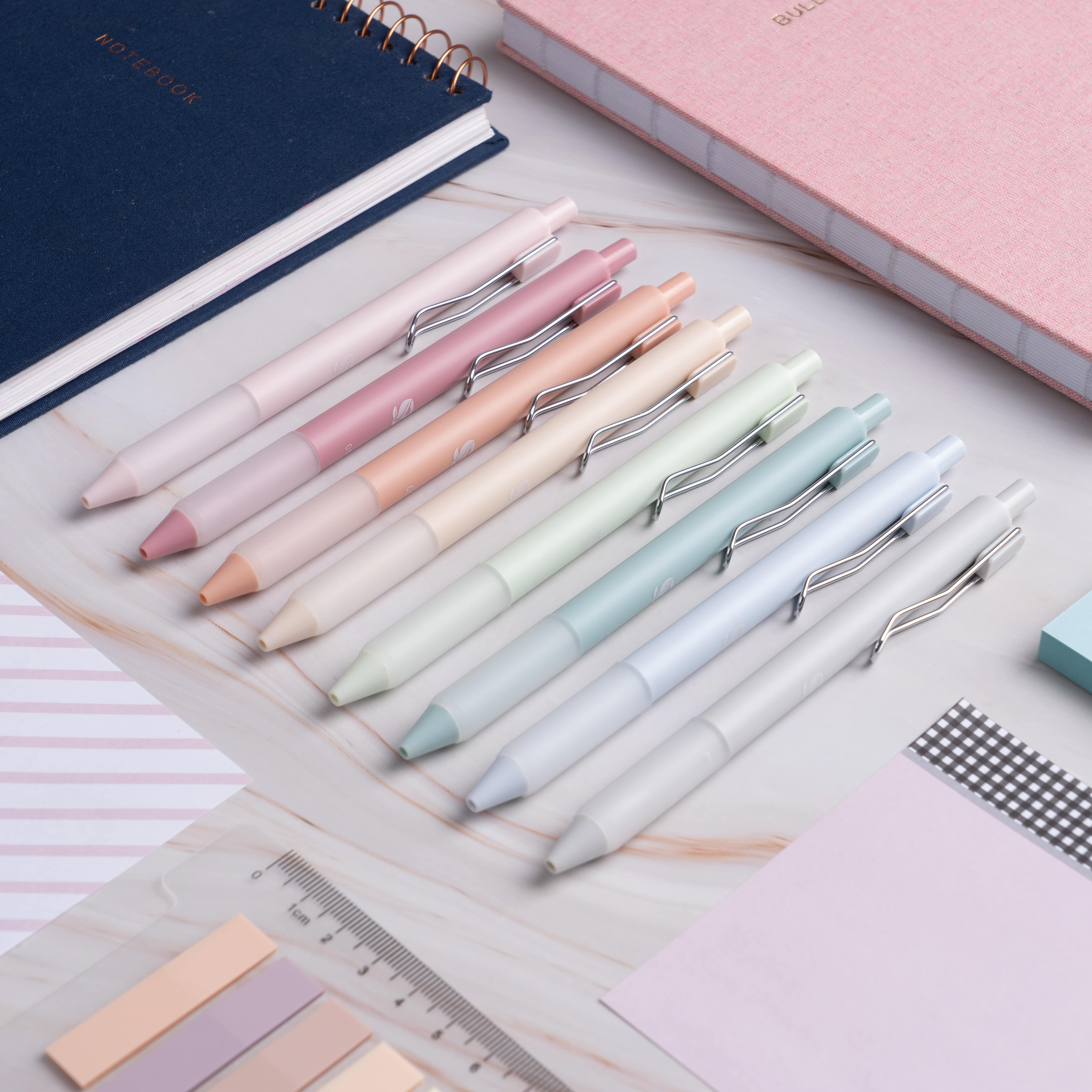 Colored Gel Pens - Pastel Edition || Blieve INCLUDES: 8 Pastel Pens ...