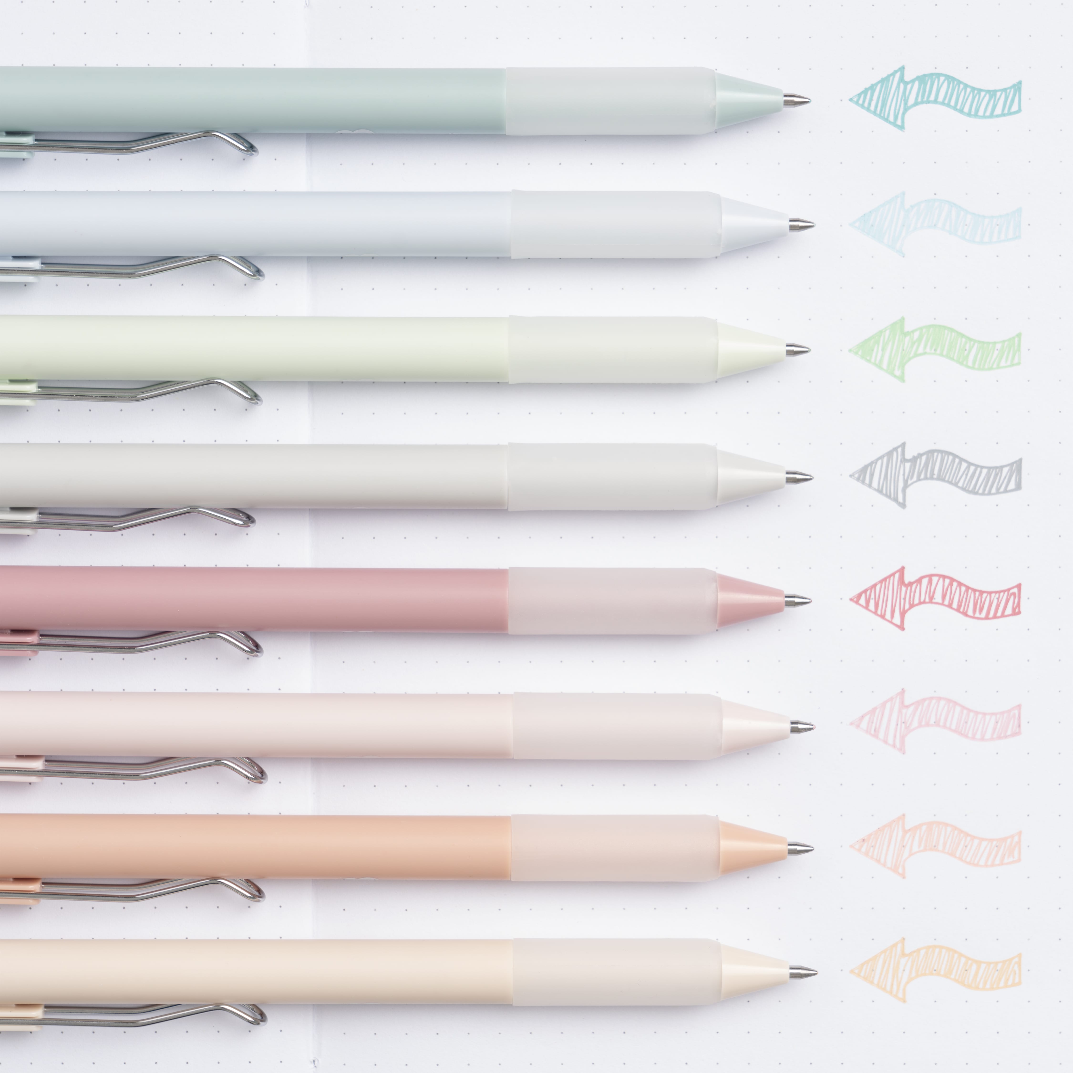 Colored Gel Pens - Pastel Edition || Blieve INCLUDES: 8 Pastel Pens ...
